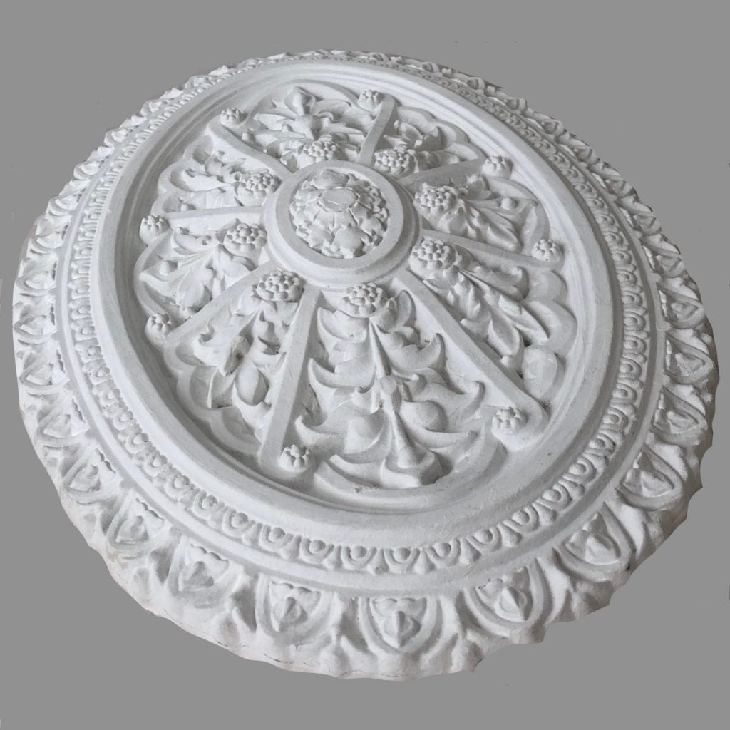 Ceiling Rose 233 - Medium Victorian Oval - Ossett Mouldings Ltd